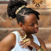 Cowrie Shell Hair Ties For Locs, Sisterlocks and Dreadlocks ...