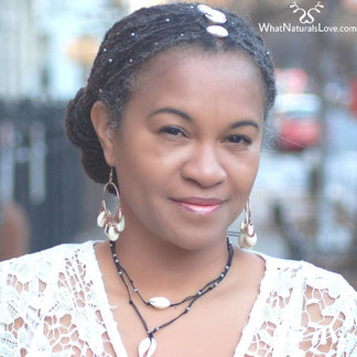 Cowrie Shell Necklace & Hair Tie for Locs, Braids and Afros Perfect for ...