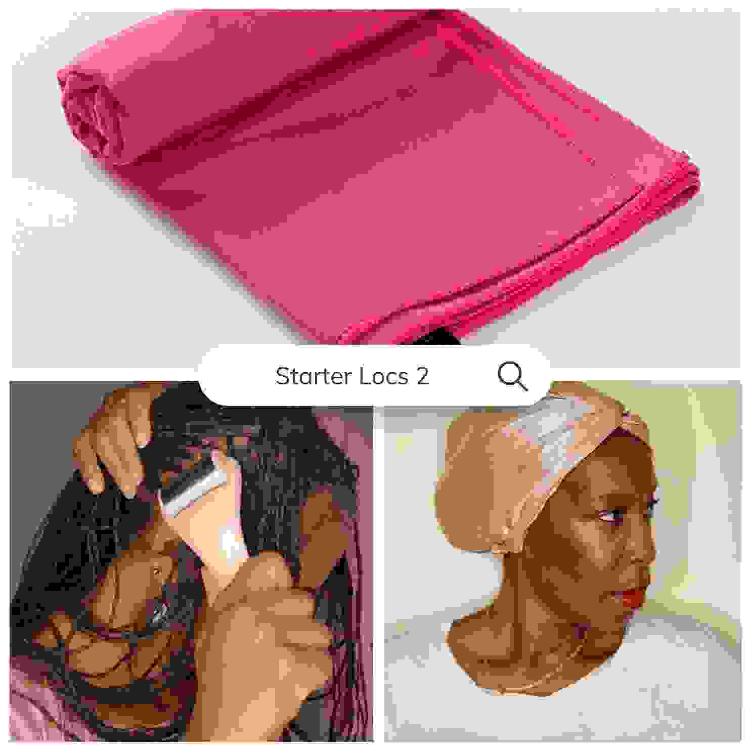 Starter Locs Package with a 100% Silk Bonnet – WhatNaturalsLove.com