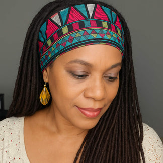 Wide Headbands for Braids & Locs | Fashionable & Stable Fit ...