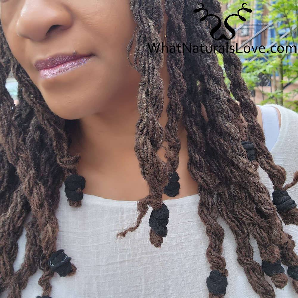 Smooth non-damaging hair bands to secure Ponytails, Twists and Braids ...