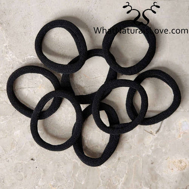 Smooth non-damaging hair bands to secure Ponytails, Twists and Braids ...