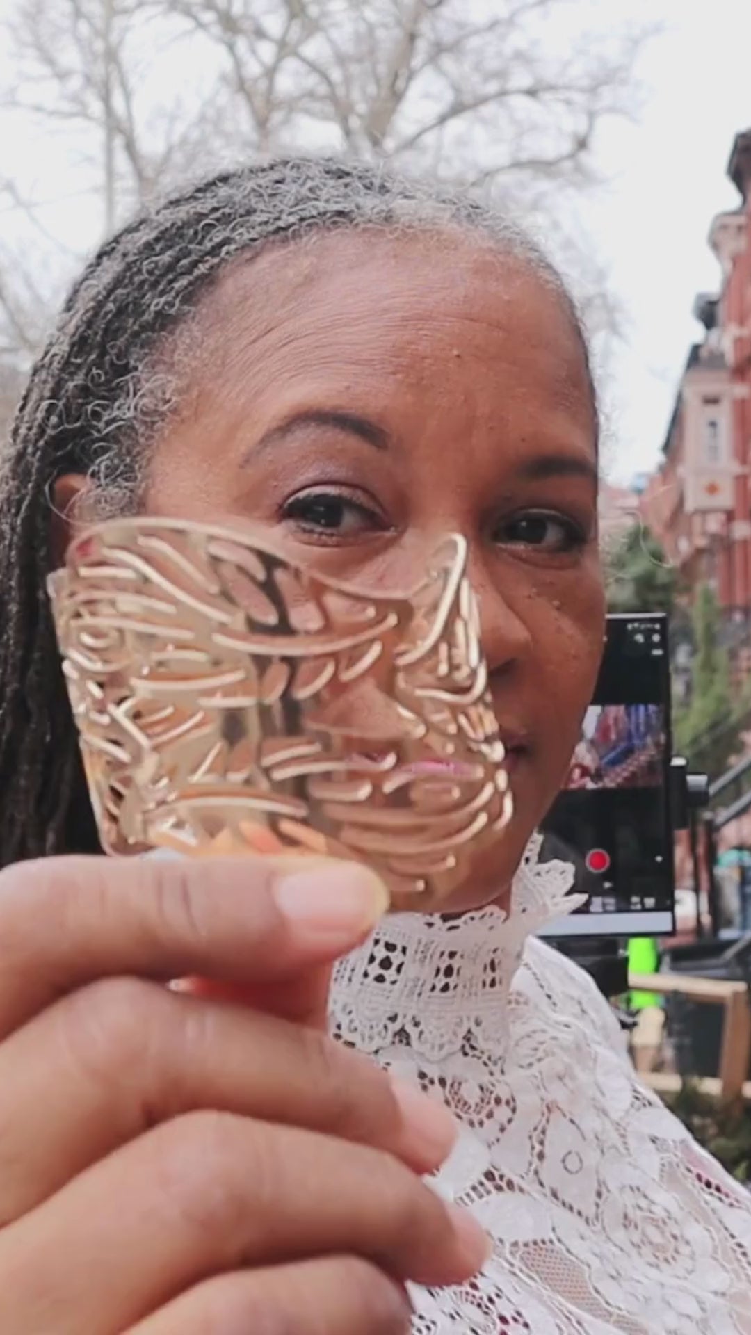 Hugging Leafs Hair Cuff - Locs, Dreadlocks | Copper Alloy ...