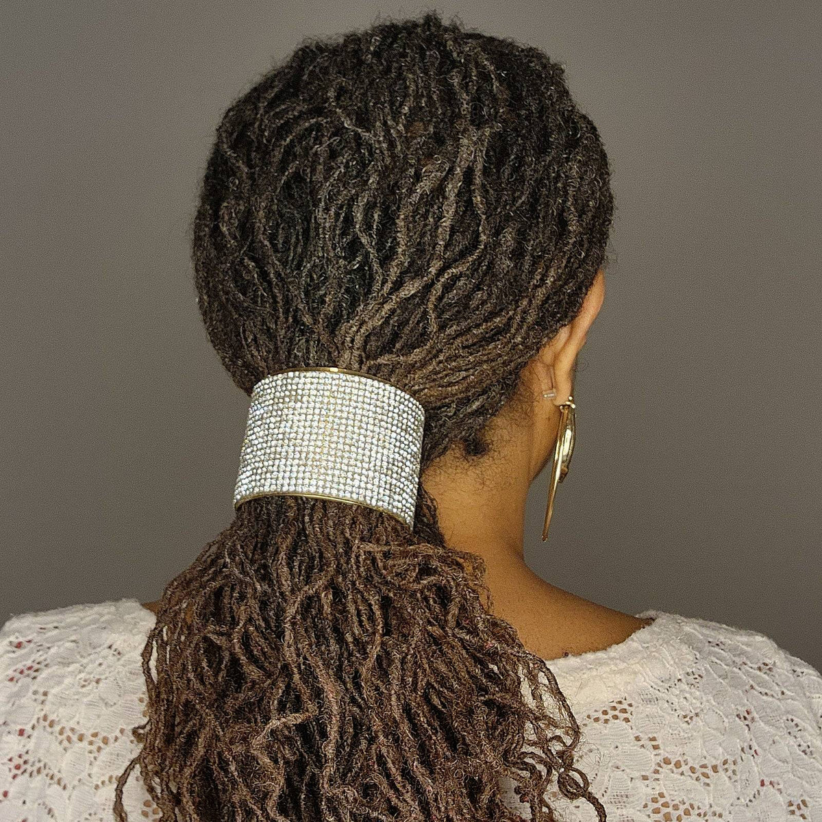 Crystal Hair Cuff - Shine on Natural Styles | Perfect for Locs, Braids ...