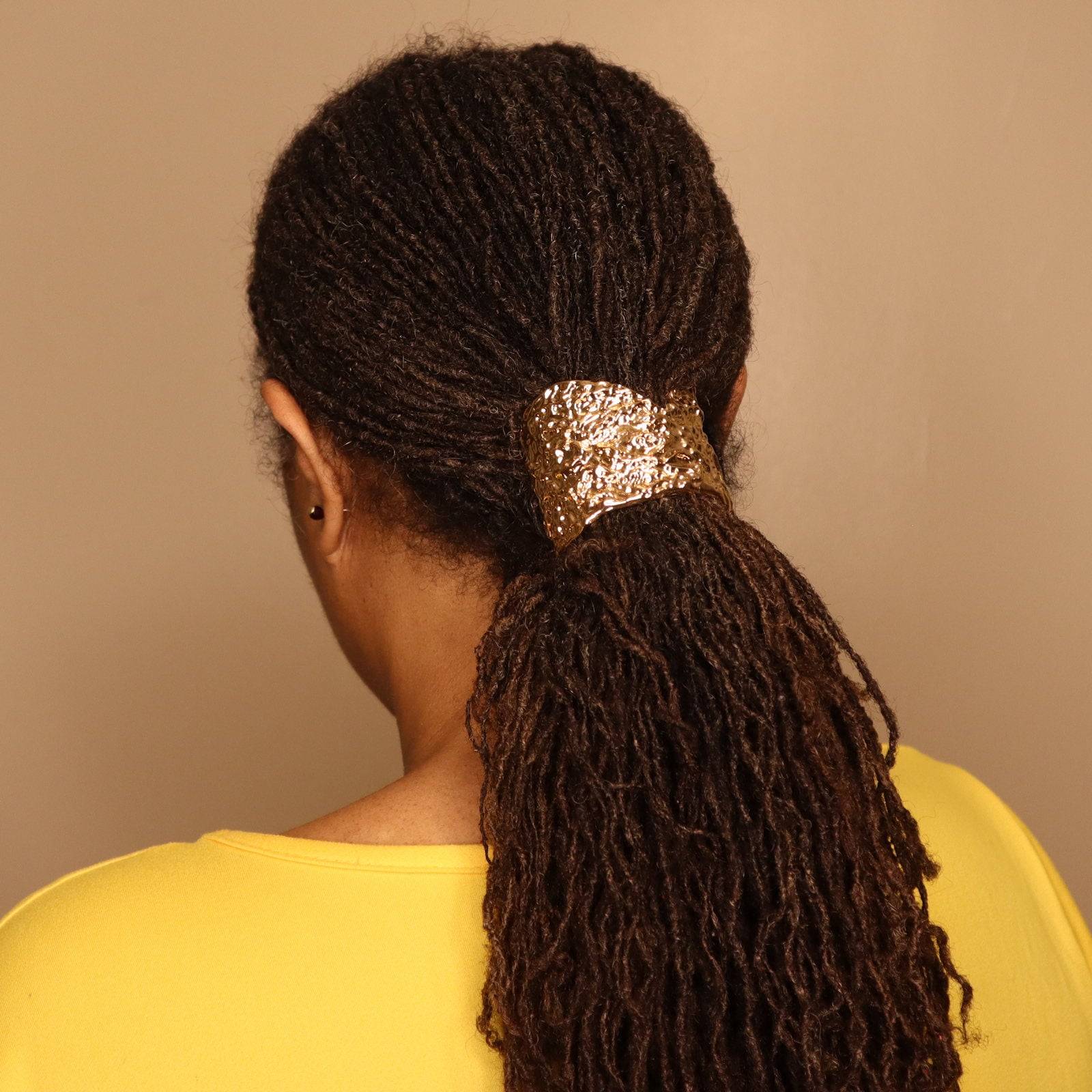 Gold/Silver Hair Cuffs for Locs - Hair Accessory | Secure Fit ...