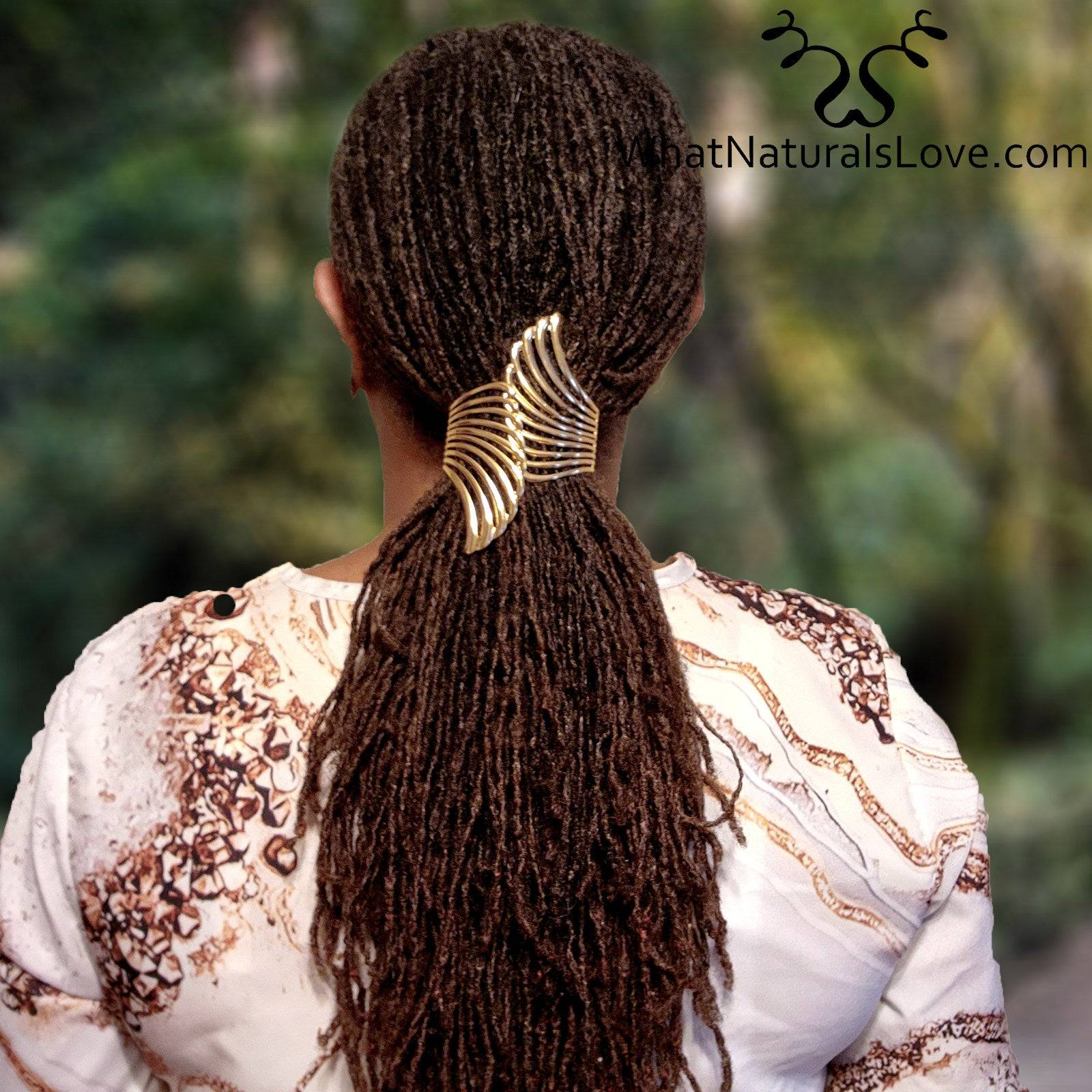 Aurora Wing Cuffs - Locs Adjustable Hair Cuffs | Classy Styles ...