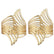 Aurora Wing Cuffs - Gold & Silver for Locs, Sisterlocks, Dreadlocks and ...