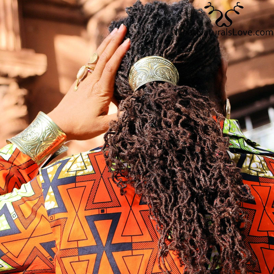 Hair Cuffs for Ponytails and Updos for Locs, Braids & Dreadlocks ...
