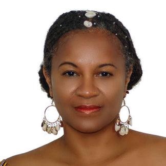 Cowrie Shell Necklace & Hair Tie for Locs, Braids and Afros Perfect for ...