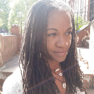 Cowrie Shell Necklace & Hair Tie for Locs, Braids and Afros Perfect for ...